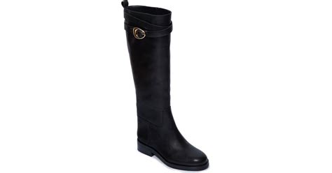 Bernardo Tanner Knee High Riding Boot In Black Lyst
