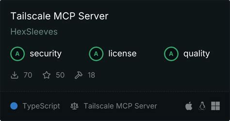 Github Hexsleevestailscale Mcp Server That Provides Seamless