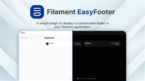 GitHub Devonab Filament Easy Footer A Simple Plugin To Display A Customizable Footer In Your