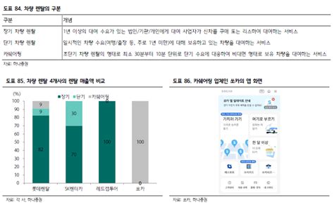 렌터카 시장의 구조와 차량자금 흐름 및 점유율 렌터카 시장의 구조와 차량자금 흐름 및 점유율