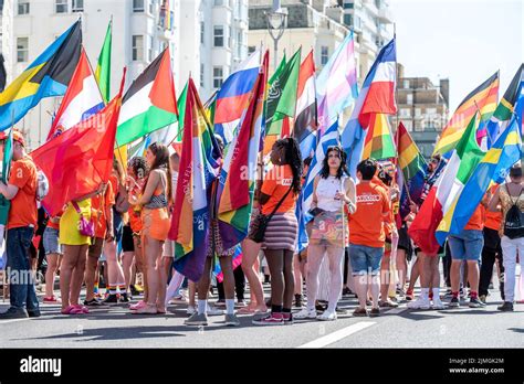 Brighton August 6th 2022 People Getting Ready At The Start Of The