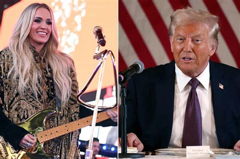 Carrie Underwood Slammed As A Disaster For Performing At Donald Trump
