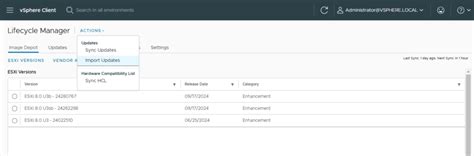 Vcf 5211 Nsx 4211 And Esxi 80u3c Vlcm Upgrade Vtam