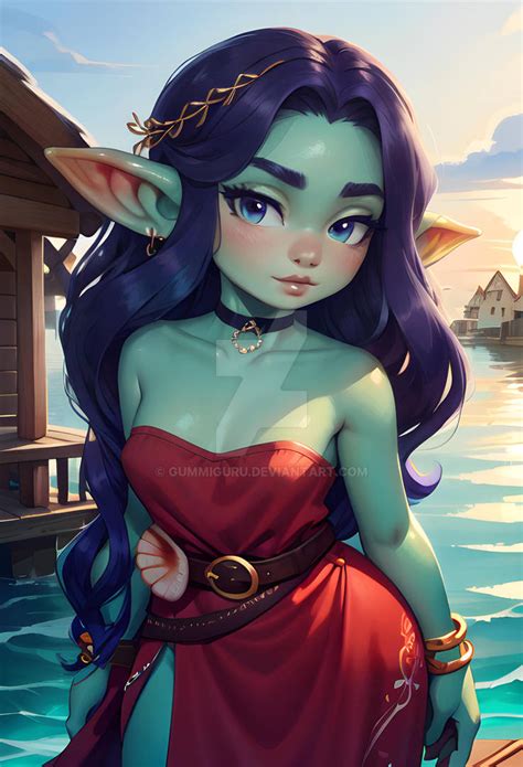Island Village Goblin Girl By Gummiguru On Deviantart