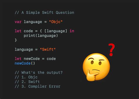 Can You Answer This Simple Swift Question Correctly Swift Senpai