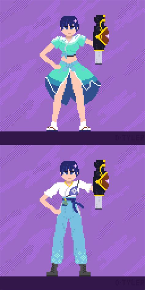 Yozakura Pixel Art Her Alternate Outfit Rsenrankagura