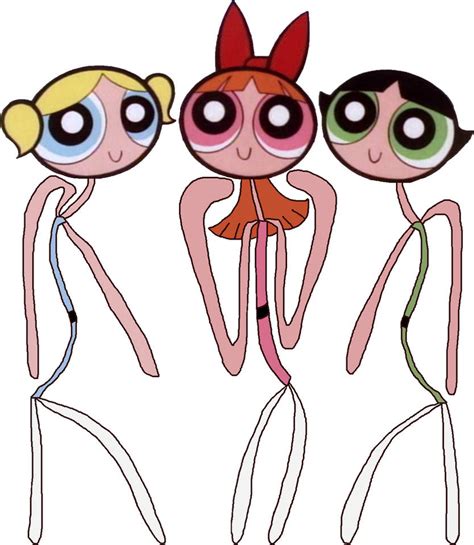 Elastic The Powerpuff Girls With Socks No Shoes By Loudcasafanrico On