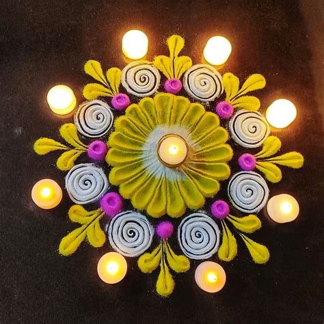Diwali Simple Rangoli 2022 Steps To Make Beautiful Rangoli Designs At