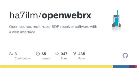 GitHub Ha Ilm Openwebrx Open Source Multi User SDR Receiver Software With A Web Interface