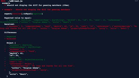 Do Not Highlight Passing Asymmetric Matchers In Diffs · Issue 6184