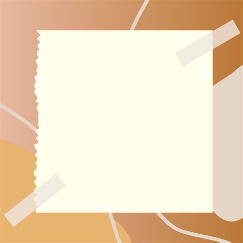 Square Paper Note With Abstract Doodle And Gradient Frame Background 11404308 Vector Art At Vecteezy
