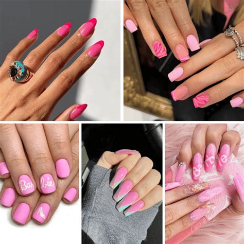 45 Fabulous Barbie Nails That Embrace The Barbiecore Trend Pretty