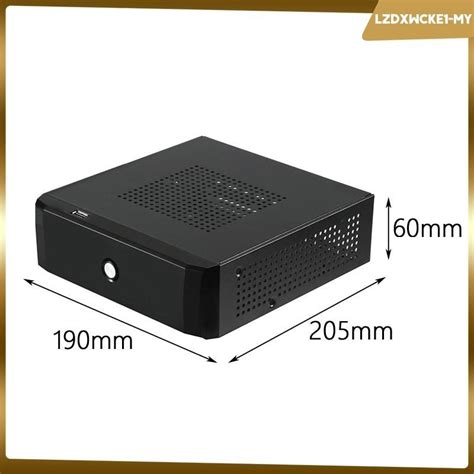 Lzdxwcke2 Mini Itx Case Slim Practical Iron 20 Usb Computer Case For