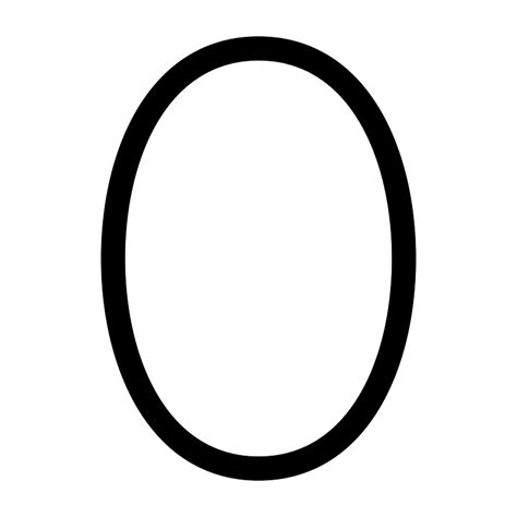 Number Zero Free Vector Icons On