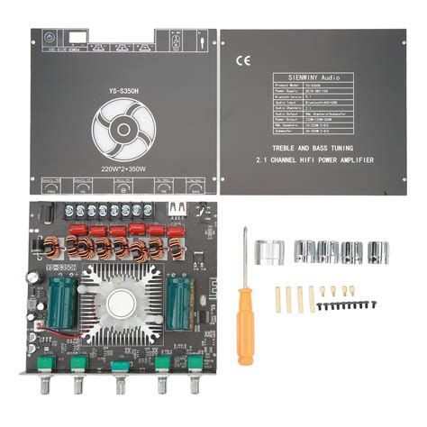 Placa Amplificadora De Potencia Bluetooth Xy S350h 220wx2 350w Placa