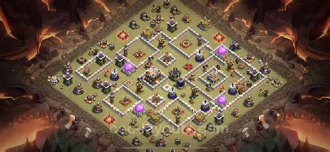 Best Anti 3 Stars War Base Th11 With Link Anti Everything Town Hall