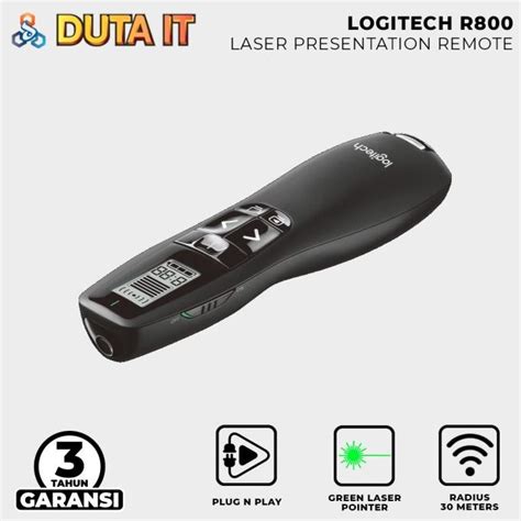 Jual Logitech R800 R 800 Wireless Pointer Persentasi Green Laser Stock Ada Shopee Indonesia