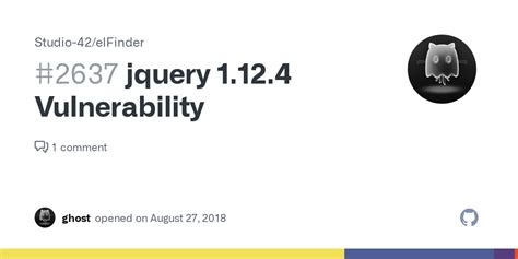 Jquery 1 12 4 Vulnerability Issue 2637 Studio 42 ElFinder GitHub