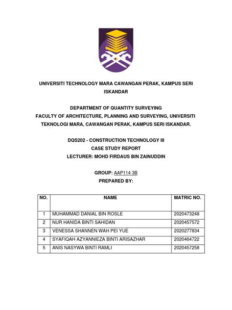 Assignment Constech Sem 3 Download Free Pdf Concrete Framing