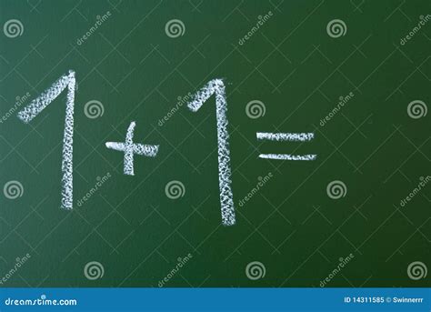 Simple Mathematic Formula On Blackboard Stock Image Image Of Learning