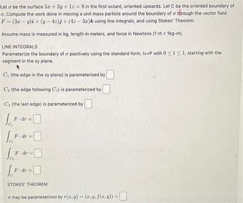 Solved Let σ Be The Surface 5x2y1z8 In The First Octant
