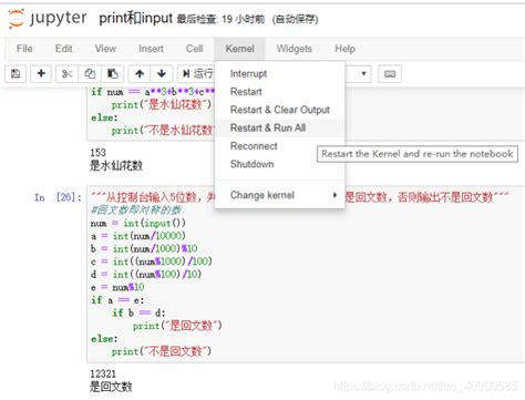 Jupter Notebook代码无法执行，出现in 的解决办法jupyter Notebook In 数字 Csdn博客