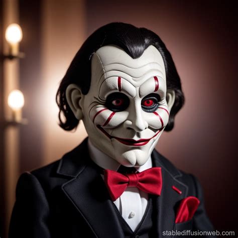Photorealistic Billy The Puppet From Saw Stable Diffusion Online