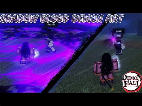 SHADOW BLOOD Demon Art Showcase In DemonFall Best Demon Art Roblox