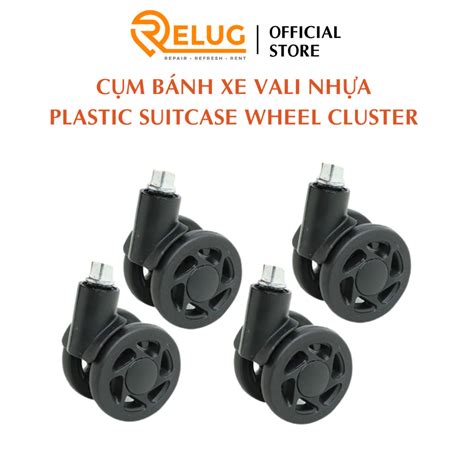 In Stock Bubule Plastic Suitcase Wheel Assembly Is Used To Replace Old