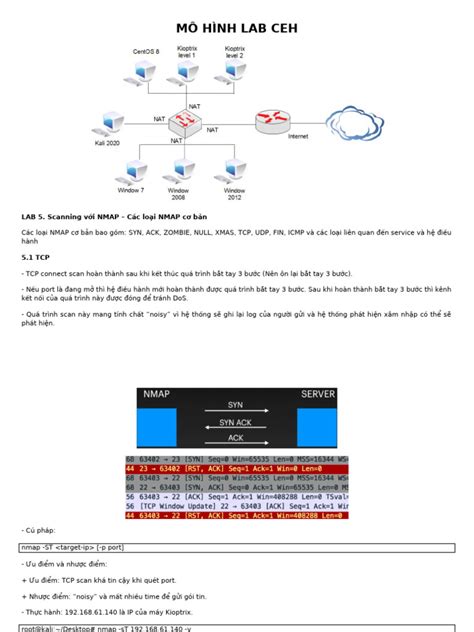 Lab Ceh 5 Scanning Voi Nmap Cac Loai Nmap Co Ban Pdf