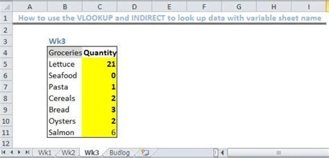 How To Lookup With Variable Sheet Name Excelchat