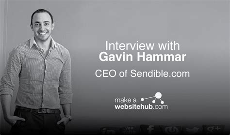 interview with gavin hammar ceo of sendible make a website hub