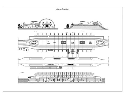 Metro Station 001 Thousands Of Free Cad Blocks
