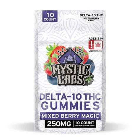 Mystic Labs Delta Mg Berry Gummies Ct Pack
