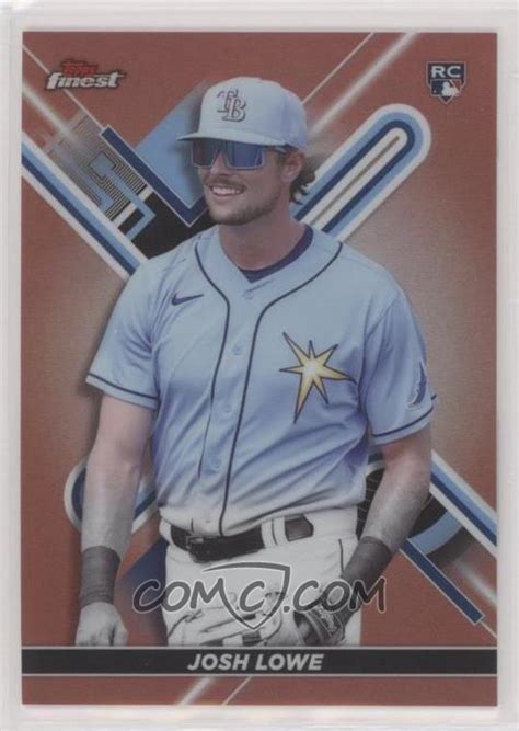 2022 Topps Finest Base Rose Gold Refractor 5 Josh Lowe 75