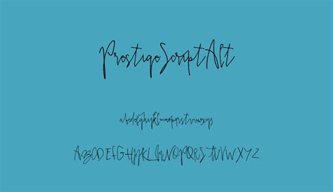 Prestige Script Font Font Tr