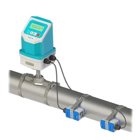 DN100 Flange Connection Inline Pipeline Type Ultrasonic LCD Display Ultrasonic Flow Meter And