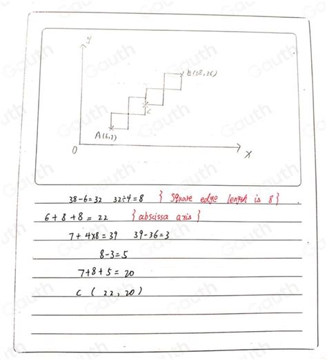 Solved 14 A Pattern Is Made From Four Identical Squares The Sides Of The Squares Are Parallel