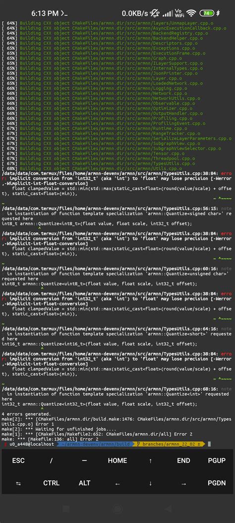 Help Wanted Armnn Build Failed For Android · Issue 634 · Arm Software