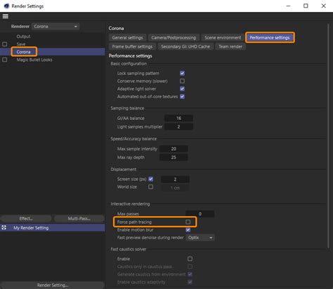 How To Use Interactive Rendering In Corona For Cinema 4d Chaos Help