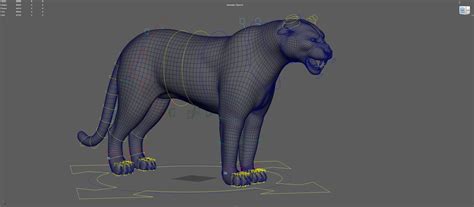 White Tiger Animated Unreal Project 3d Model Turbosquid 2314990
