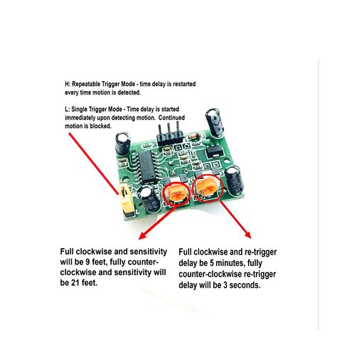 Pir Motion Sensor Detector Hc Sr