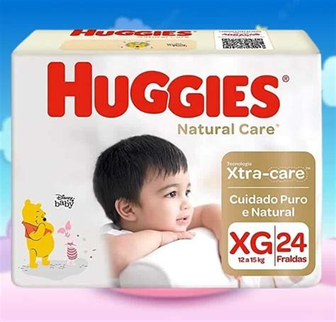 Fralda Huggies Natural Care Xg 24 Unidades Promotop
