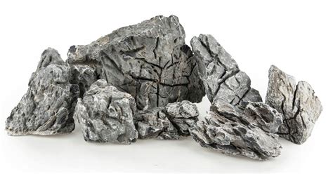 Skała do Akwarium Scenery Szara i Porowata Gotowa Aranżacja 10kg