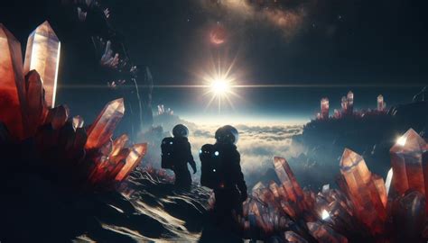 Exploring Prismatic Gem World Premium Ai Generated Image