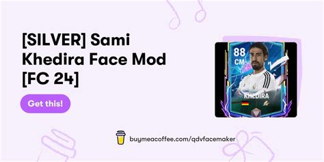 [silver] Sami Khedira Face Mod [fc 24] Buymeacoffee