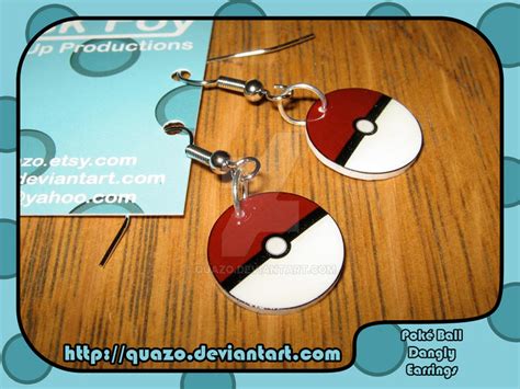Pokeball Earrings By Quazo On Deviantart