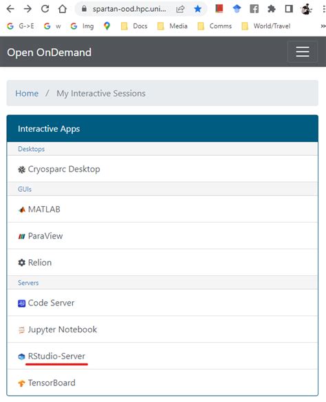 Working In Rstudio On Spartan