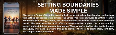 Setting Boundaries Made Simple The Stress Free Personal Guide To Setting Healthy Boundaries