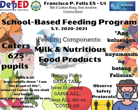 School Based Feeding Program Schedule For June 1 30 2021 Every